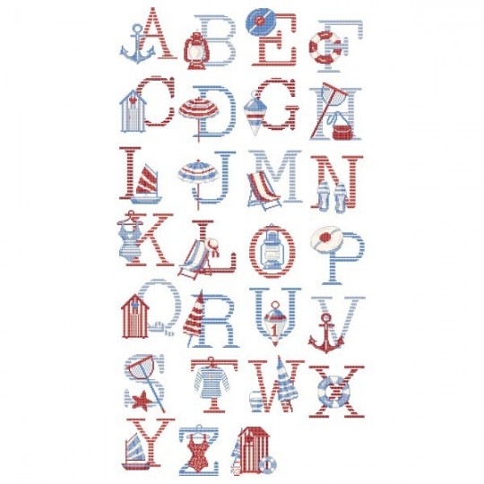 «Rivages» Alphabet Chart
