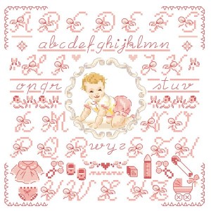 Petit ABC « Bébé » rose