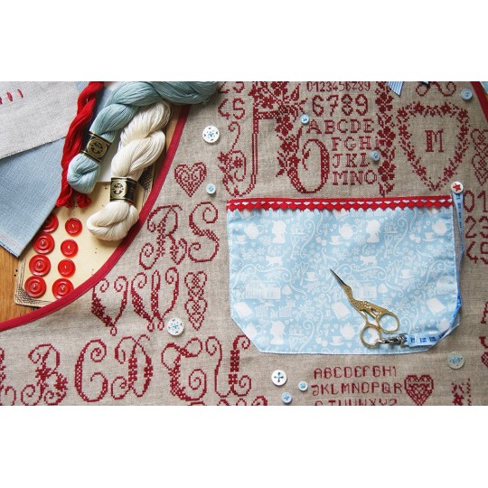 The big «Monogramme» Alphabet chart